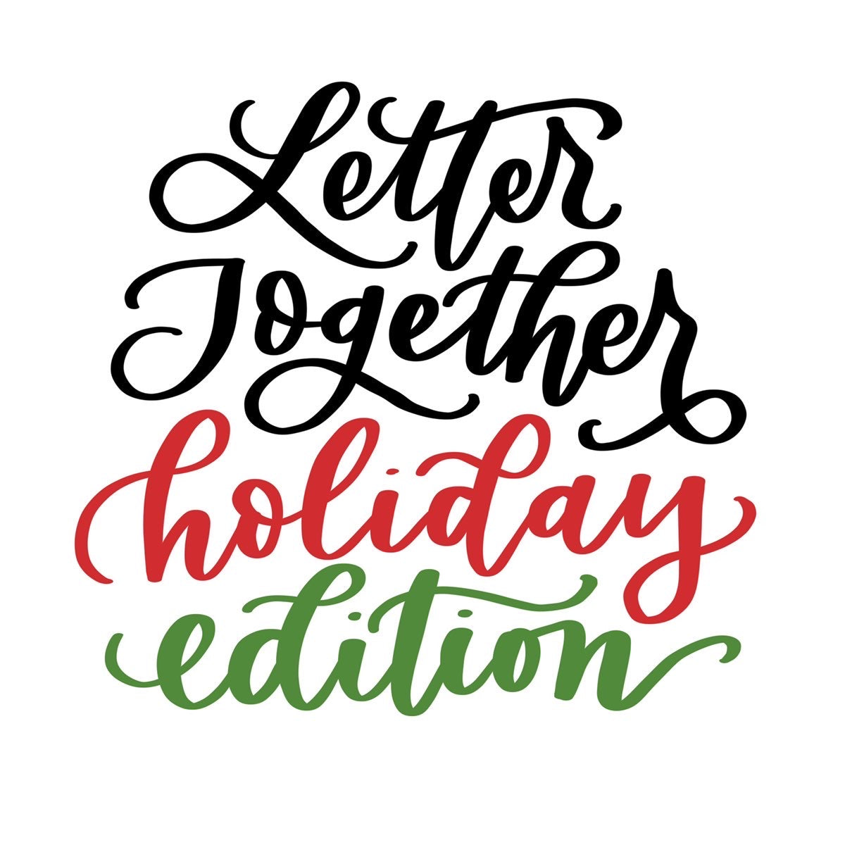 Letter Together Holiday: Joy to the World – Hand Lettered Design
