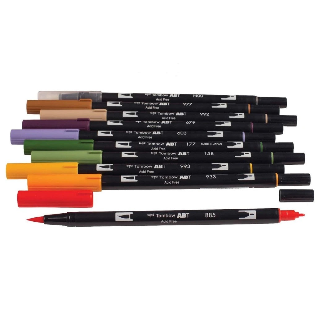 Large Dual Brush Pens – Hand Lettered Design