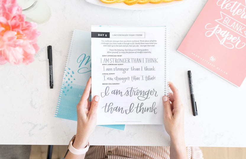 3 things – Hand Lettered Design