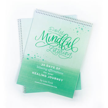 Daily Mindful Lettering Kit: Healing Journey – Hand Lettered Design