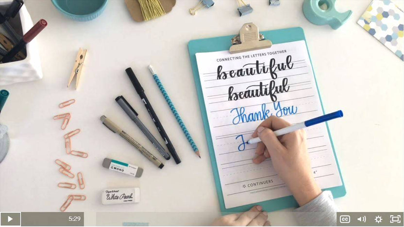 Intro to Hand-Lettering & Faux Calligraphy Online Course – Hand ...