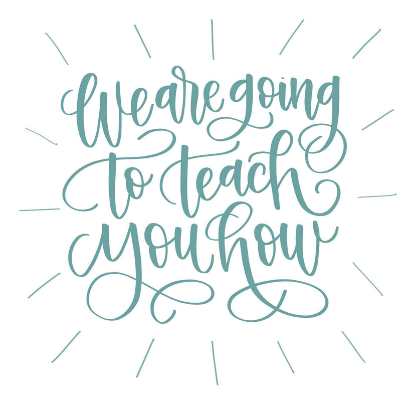 Intermediate Lettering - Flourishing & Layout – Hand Lettered Design