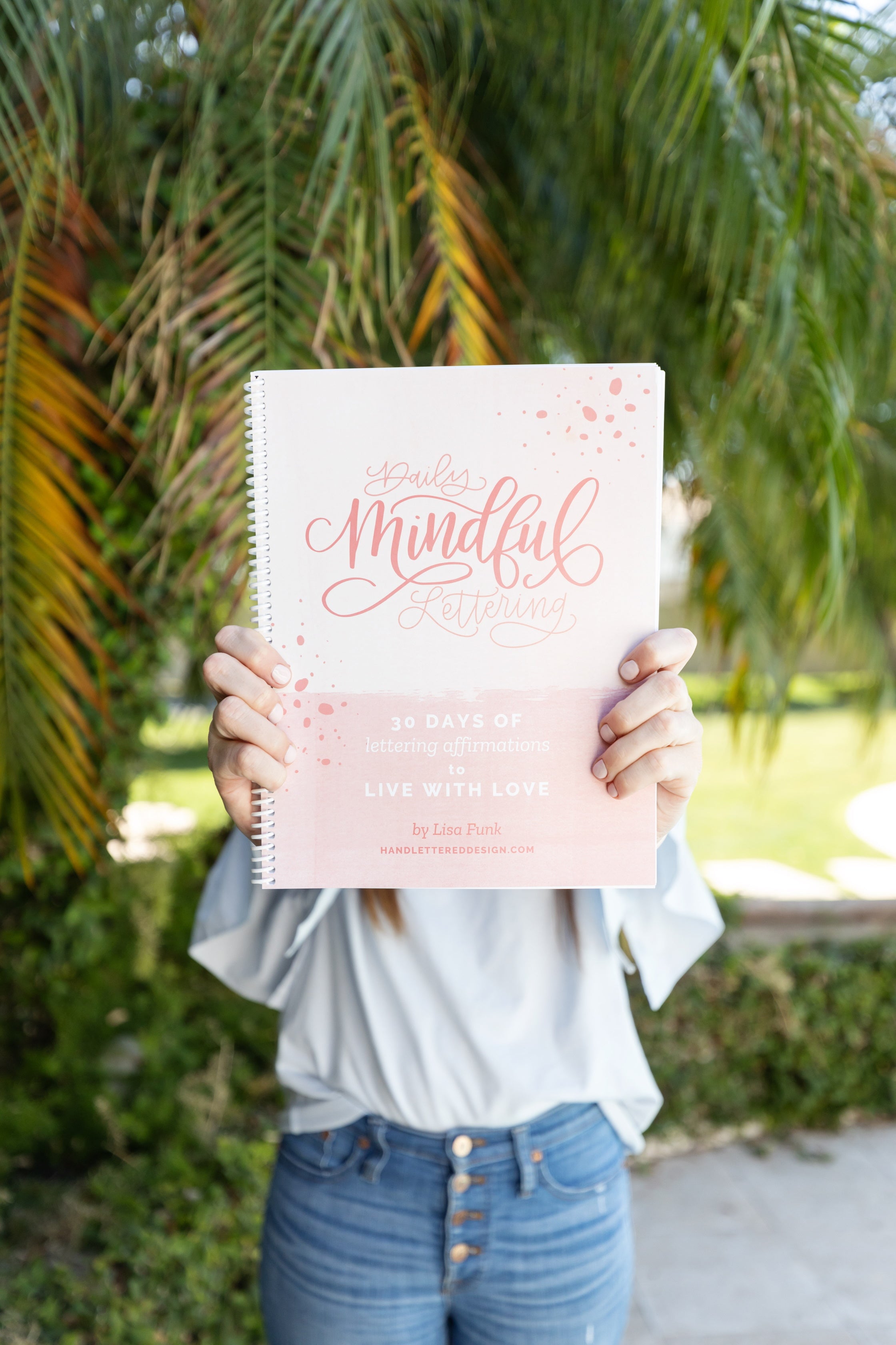 Daily Mindful Lettering Kit: Live With Love – Hand Lettered Design