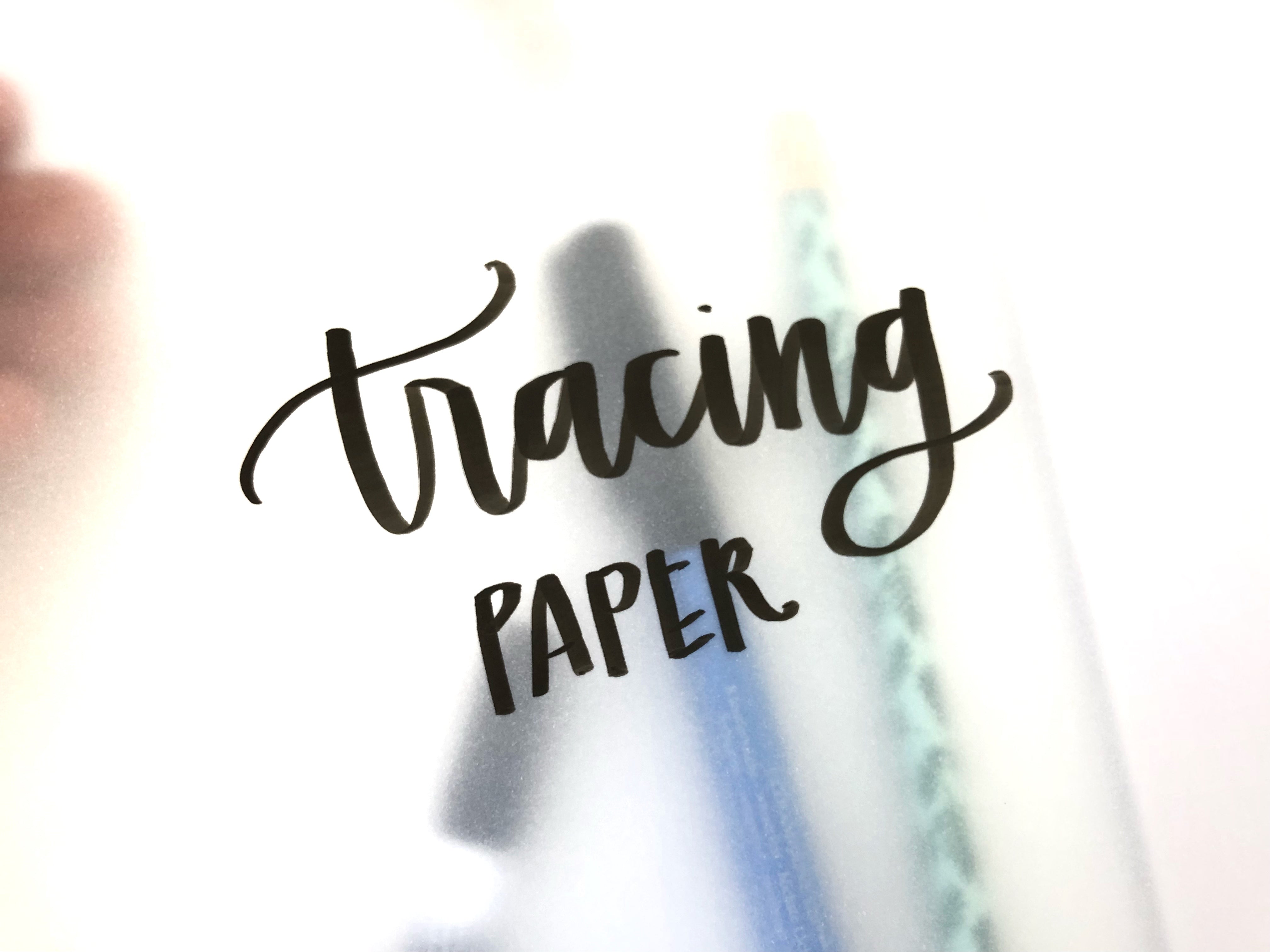 Lettering Tracing Paper Pad – Hand Lettered Design
