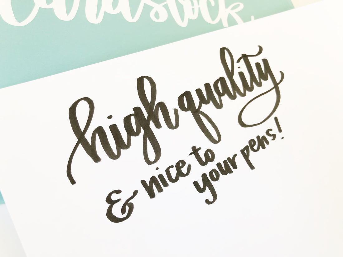 Lettering Final Design Cardstock – Hand Lettered Design